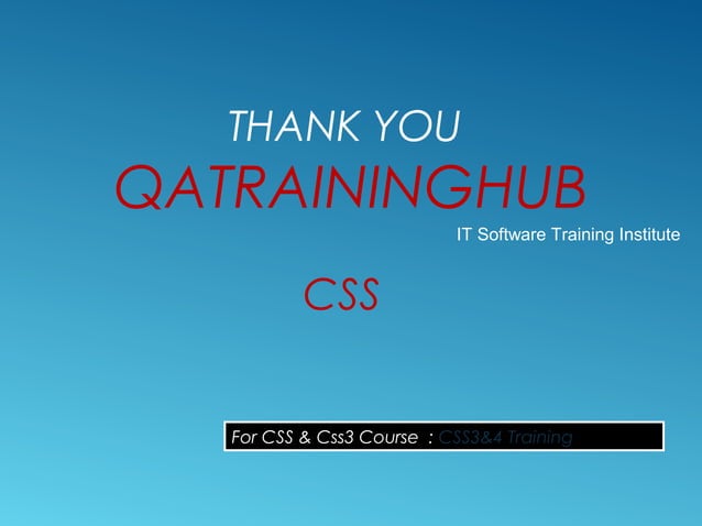 Css training tutorial css3 & css4 essentials | PPT