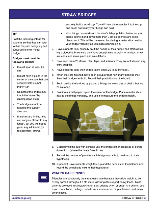 straw bridges | PDF