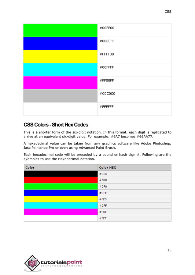 Css Tutorial Pdf 1514