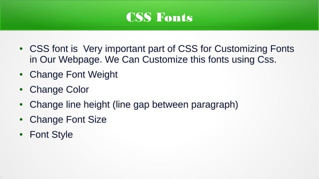 CSS Basics | ODP | Web Design and HTML | Internet