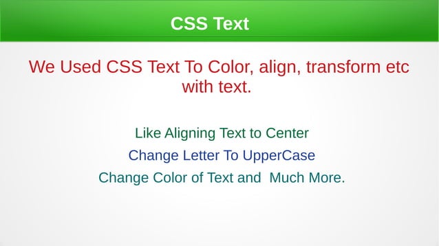 CSS Basics | ODP | Web Design and HTML | Internet