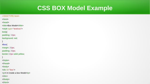 CSS Basics | ODP | Web Design and HTML | Internet