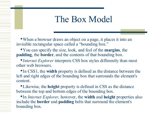 Cascading Style Sheets Css Tutorial