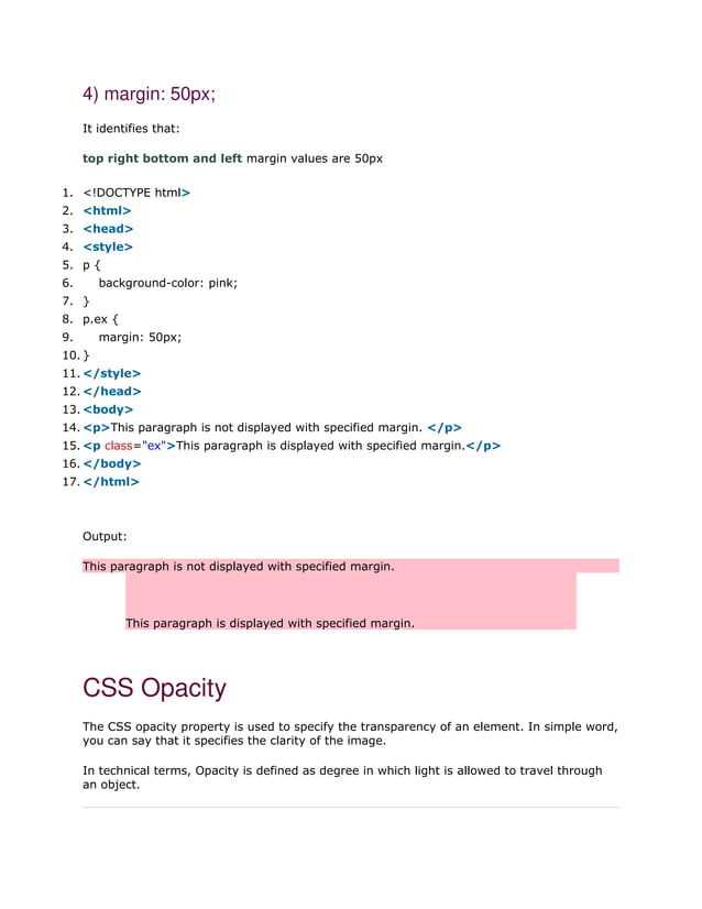 CSS Tutorial For Basic Students Studying | PDF