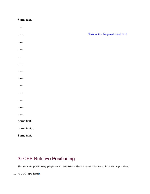 CSS Tutorial For Basic Students Studying | PDF