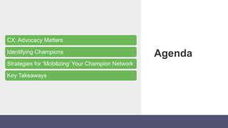 Building your Champion Network | PPT