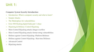 Computer security system Unit1.pptx