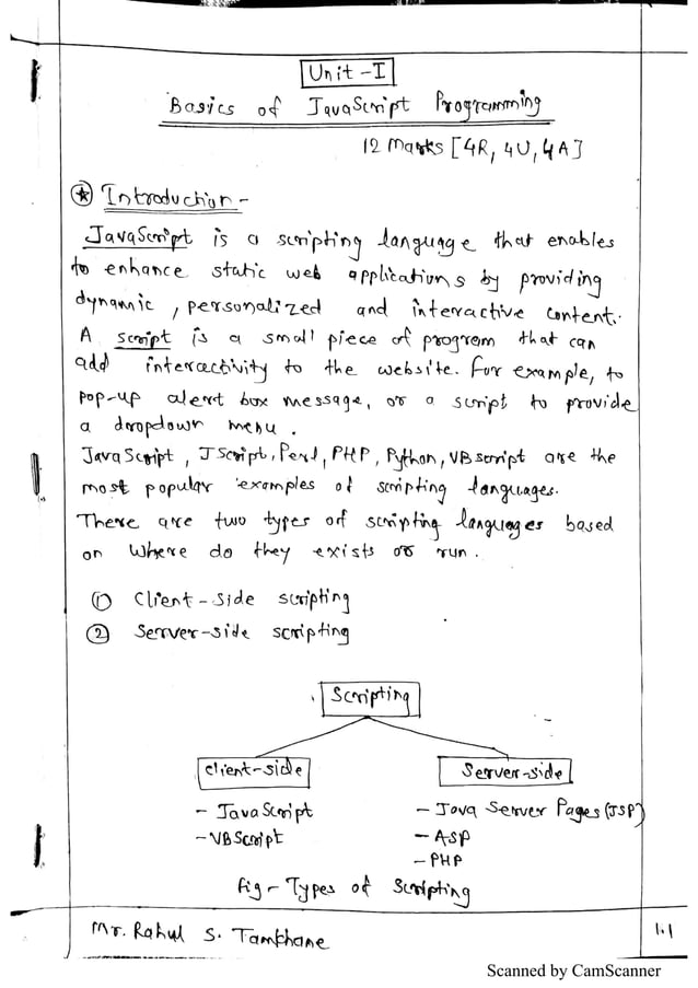 CSS Unit I - Notes | PDF