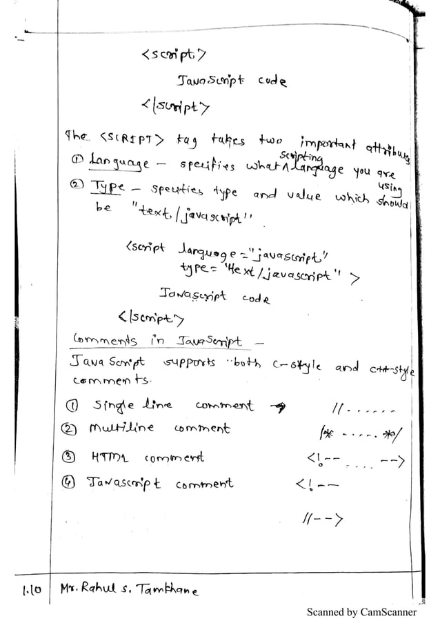CSS Unit I - Notes | PDF