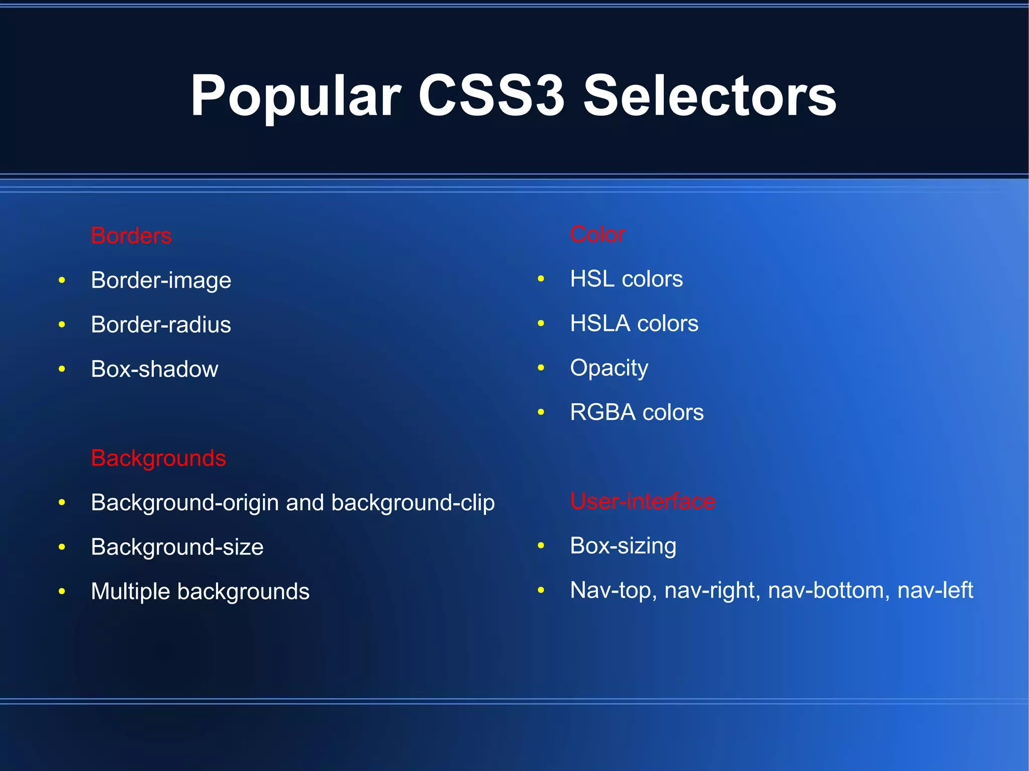 Css Website Design | ODP | Web Development | Internet