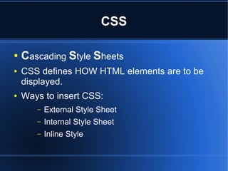 Css Website Design | ODP | Web Development | Internet