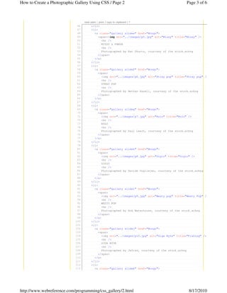 Css web gallery | PDF