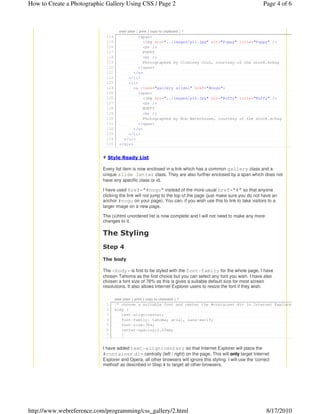 Css web gallery | PDF