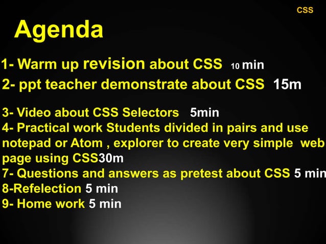 Css week11 2019 2020 for g10 by eng.osama ghandour | PPT