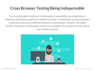CSS With Feature Detection for Cross Browser Compatibility | PPTX | Web Development | Internet