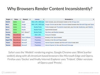 CSS With Feature Detection for Cross Browser Compatibility | PPTX | Web Development | Internet