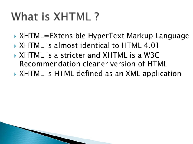 Css, xhtml, javascript | PPTX
