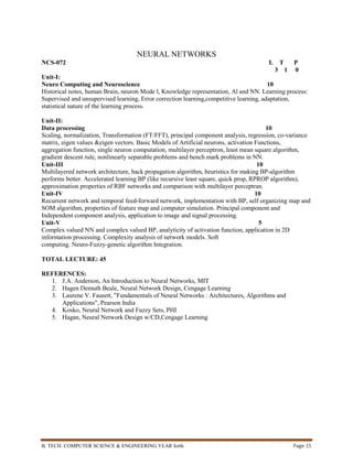 CSE Syllabus - Dr. APJ Abdul Kalam Technical University, Uttar Pradesh ...