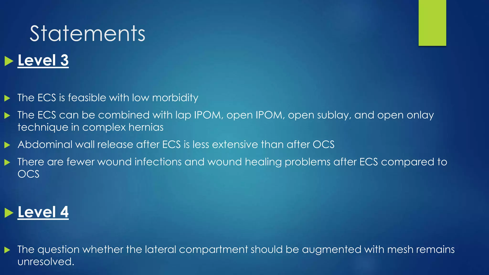 Component seperation technique for the repair of very large ventral ...