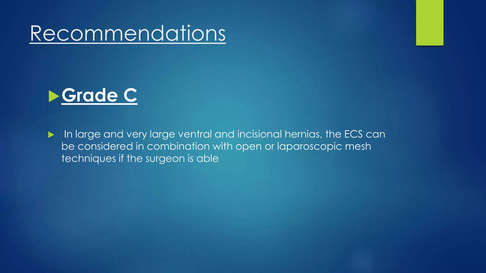 Component seperation technique for the repair of very large ventral ...