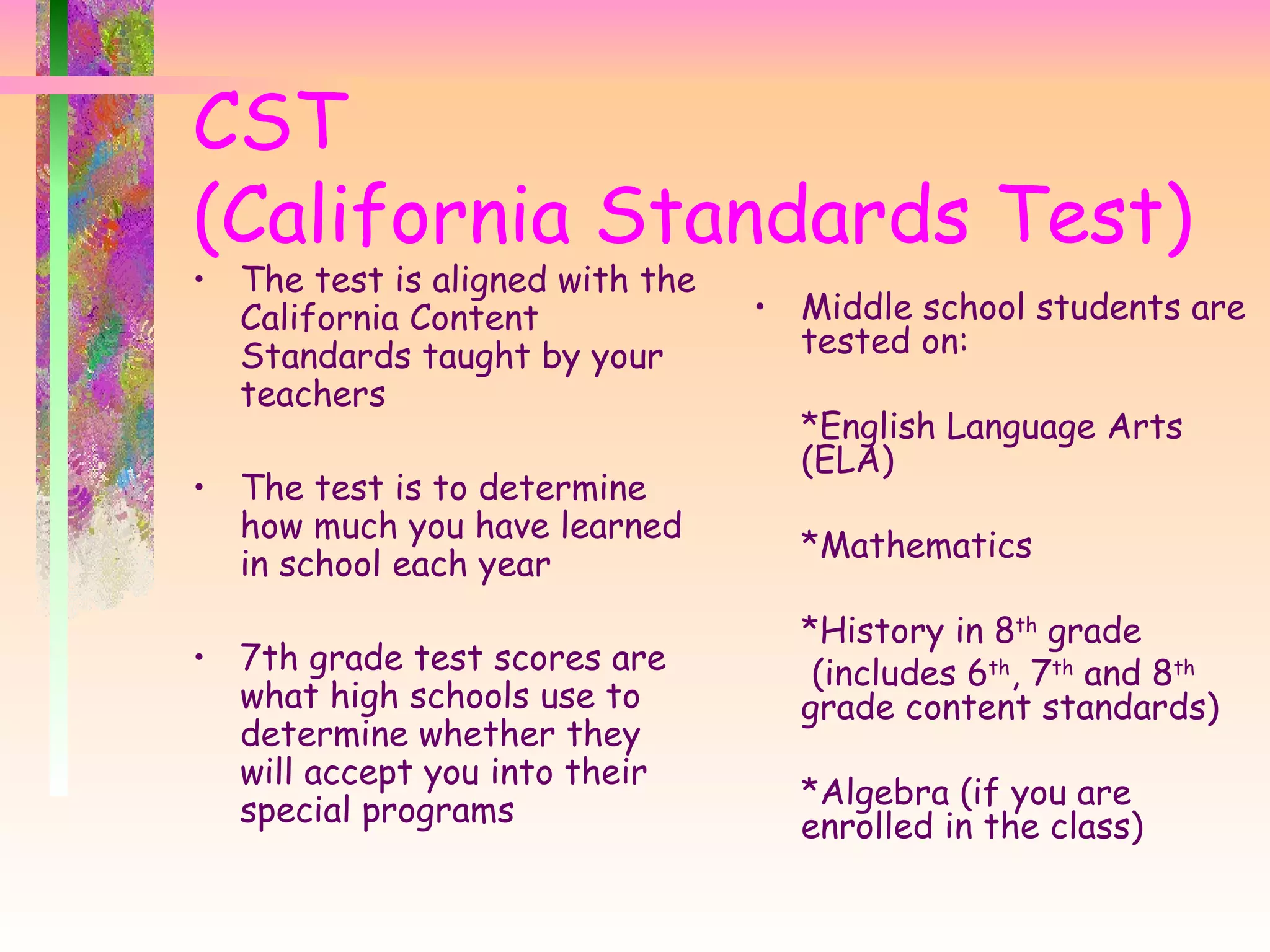 Cst goal setting presentation | PPT