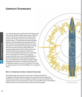 Cst studio-suite-2011-brochure-low | PDF