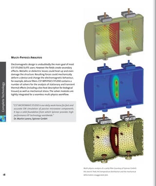 Cst studio-suite-2011-brochure-low | PDF