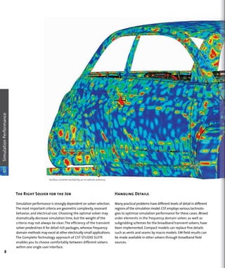 Cst studio-suite-2011-brochure-low | PDF