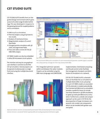 Cst studio-suite-2011-brochure-low | PDF