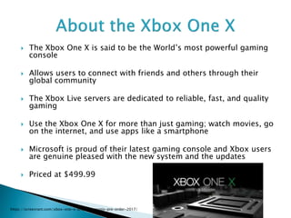 Gaming Consoles | PPT