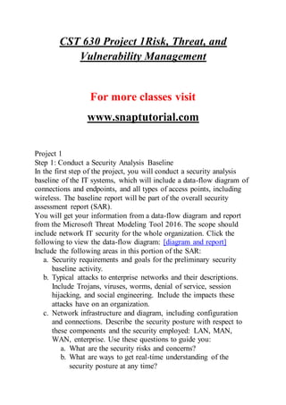 CST 630 Effective Communication - snaptutorial.com