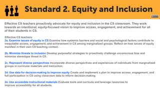 CSTA Teacher Standards (2021) | PPT