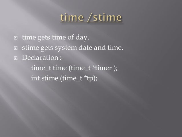 C standard library functions