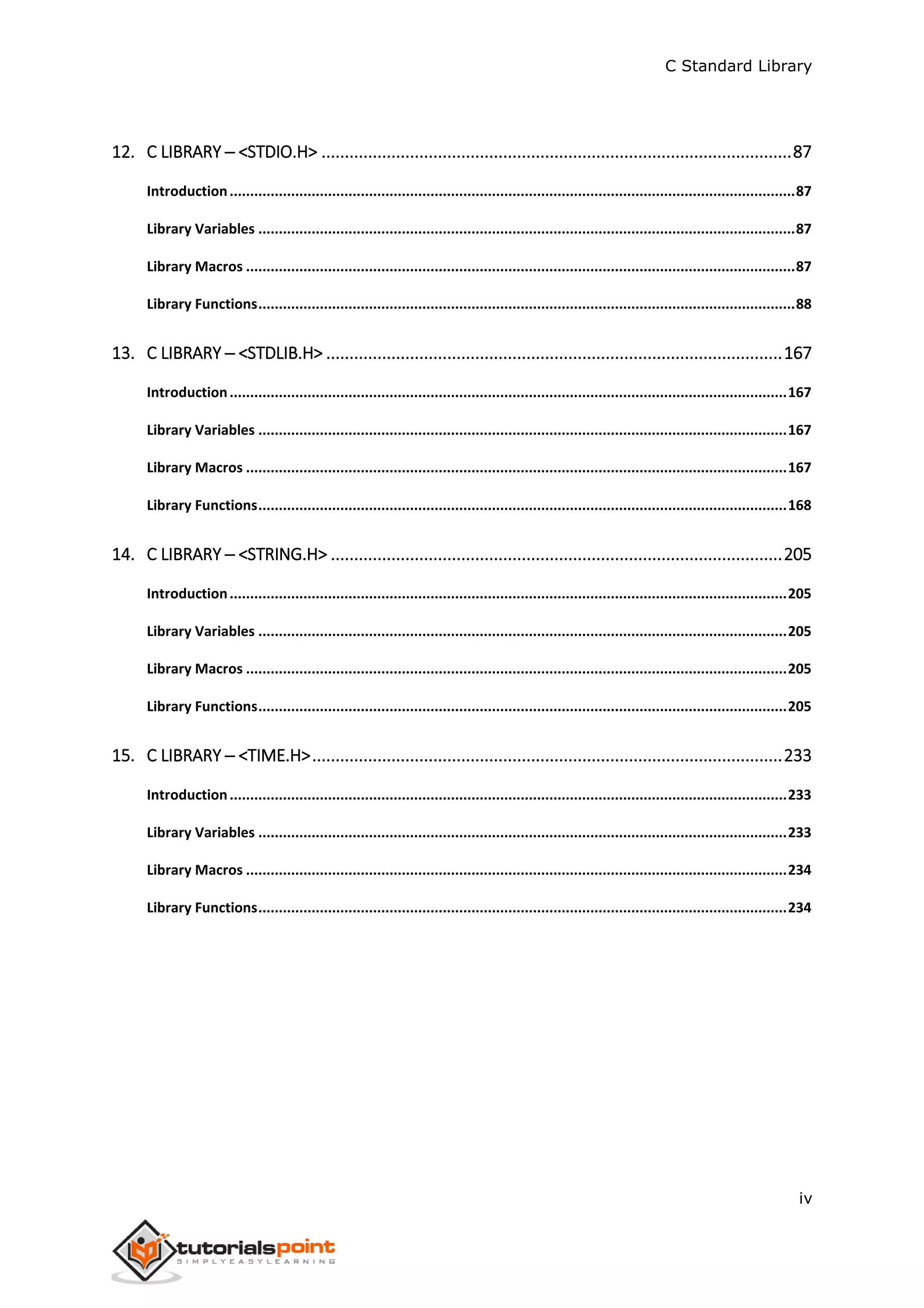 C standard library_tutorial | PDF