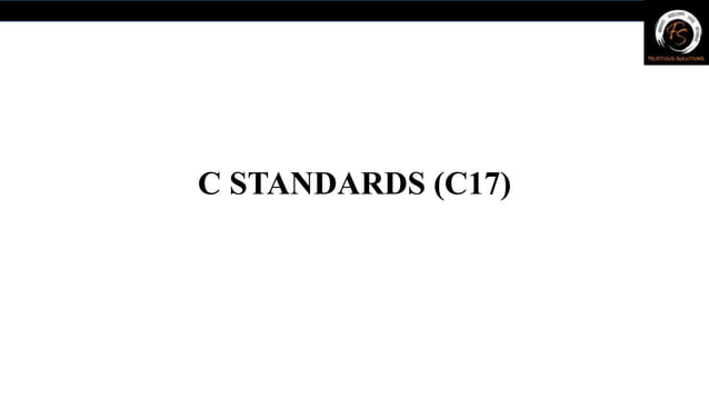 C STANDARDS (C17) (1).pptx