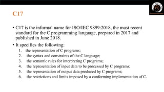 C STANDARDS (C17) (1).pptx