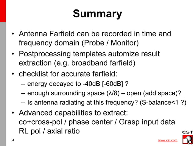 CST_ANTENNA-CST STUDIO SUITE™ 2006B.pdf | Physics | Science