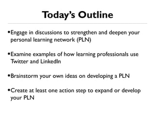 Using your Personal Learning Network (PLN) to Shift your Career to the ...
