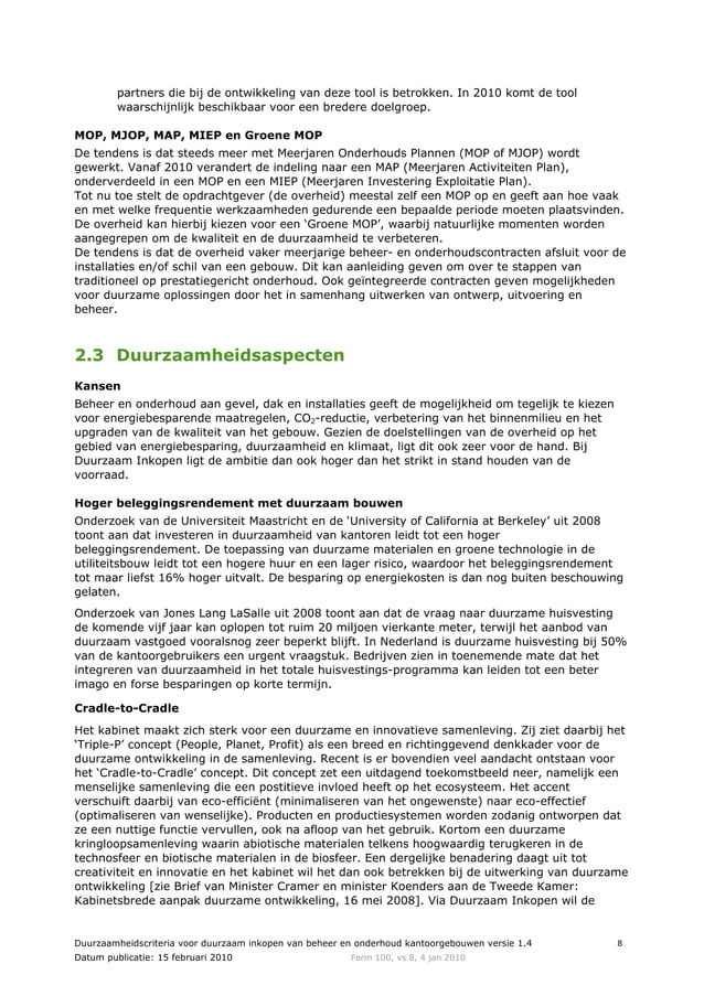 Beheer en Onderhoud | PDF