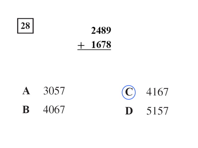 Cst Grade 4 Math Feb 2009 | PPT