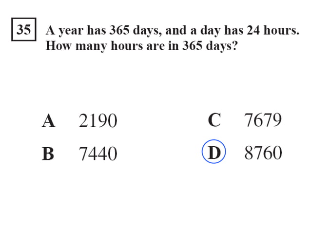 Cst Grade 4 Math Feb 2009 | PPT