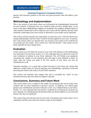 Cs thesis guide | PDF