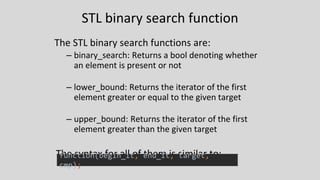 C_STL_2.pptx | Programming Languages | Computing