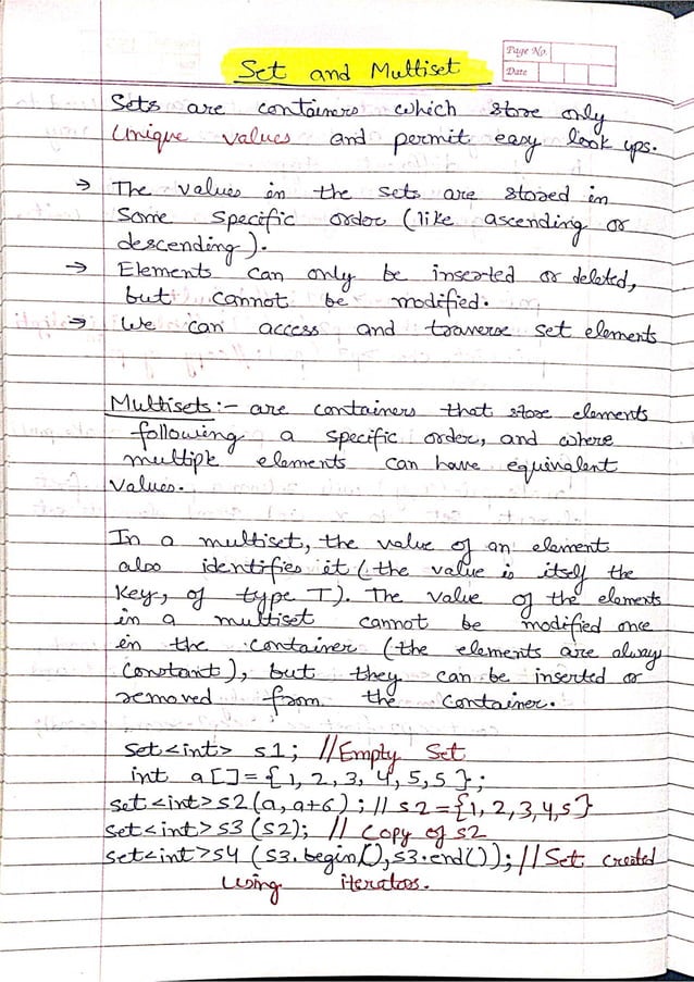 C++ STL(Standard Template Library) Handwritten notes.pdf