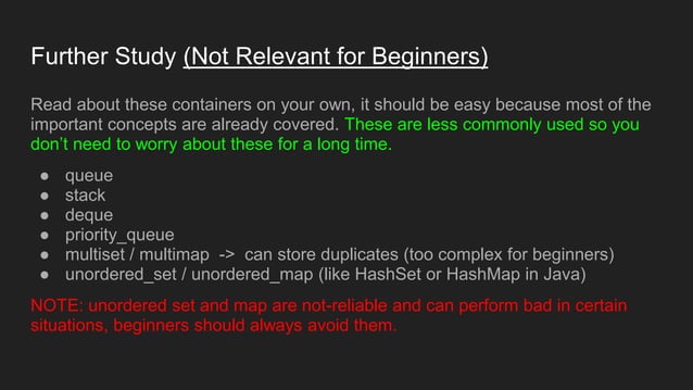 C++ STL (quickest way to learn, even for absolute beginners).pptx