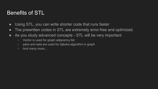 C++ STL (quickest way to learn, even for absolute beginners).pptx