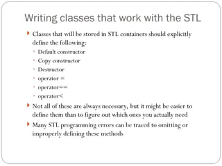 C++ STL standard template librairy in OOPs.ppt