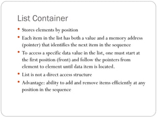 C++ STL standard template librairy in OOPs.ppt