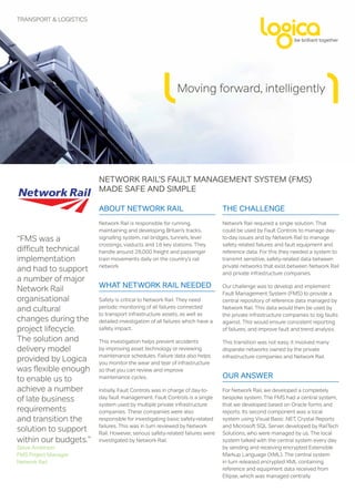 A case study on Network Rail’s Fault Management System (FMS) made safe ...