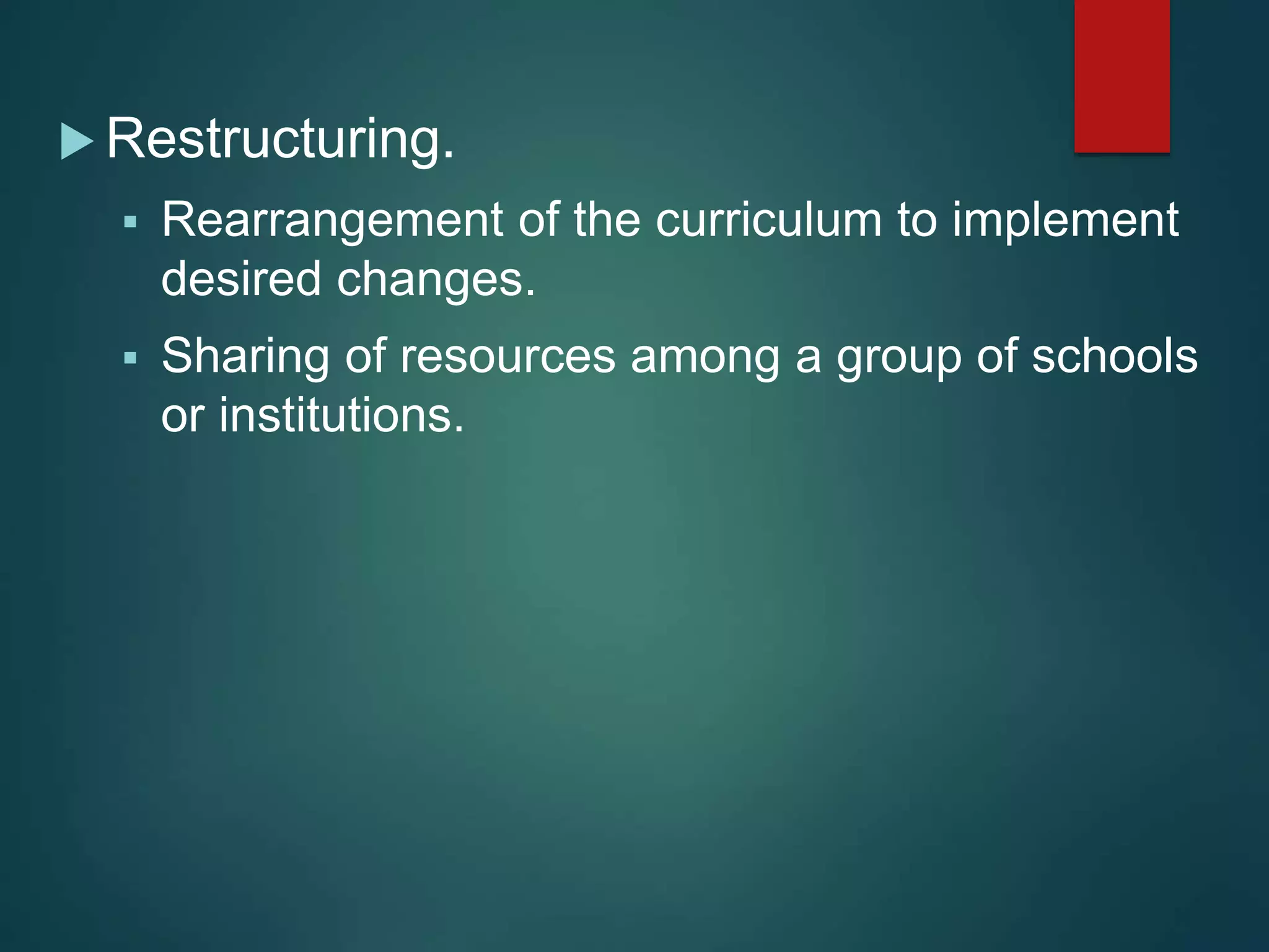 Curriculum Change and Innovation | PPTX